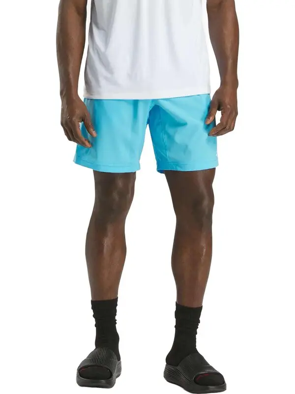 REEBOK Workout Ready Woven Shorts - Future Cyan