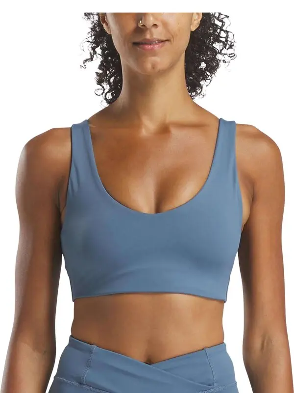 REEBOK Yoga V-neck Bra - Shadow