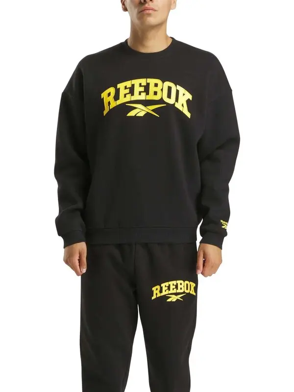 REEBOK Cottle Crewneck Sweatshirt - Black