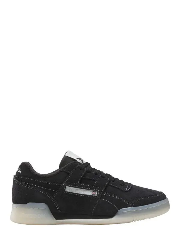 REEBOK Workout Plus Suede Sneakers - Black/chalk/alabaster