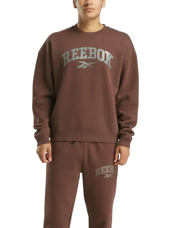 REEBOK Varsity Fleece Sweatshirt - Campus Brown