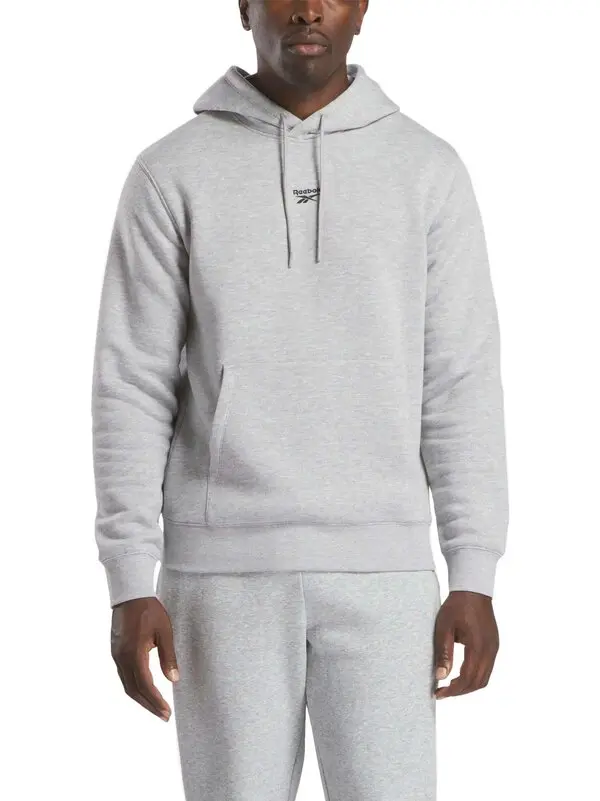 REEBOK Relaxed Fit Hoodie - Grey Heather