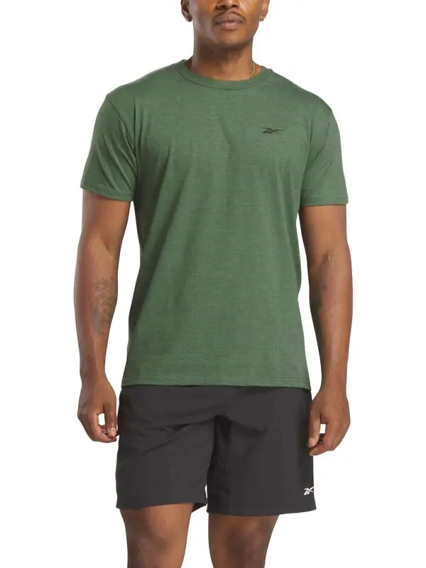 REEBOK Identity Small Logo T-shirt - Heather Forest