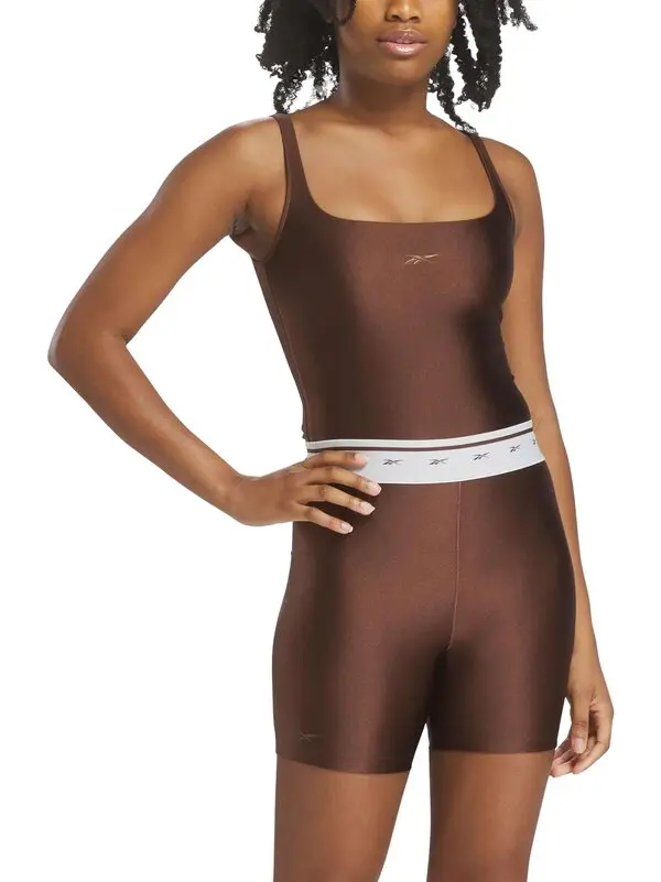 REEBOK X Angel Reese Bodysuit - Campus Brown/campus Brown/campus Brown