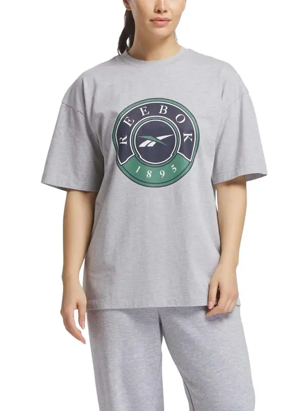 REEBOK Lawn Club T-shirt - Light Grey Marl