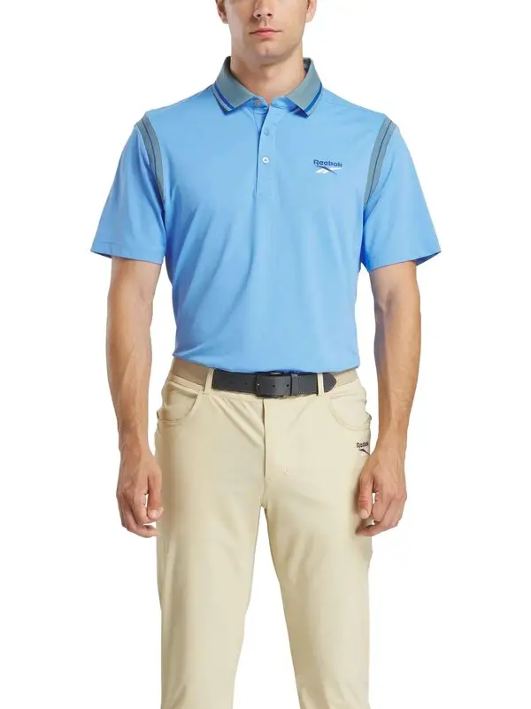 REEBOK Varsity Polo Shirt - Peri Blue