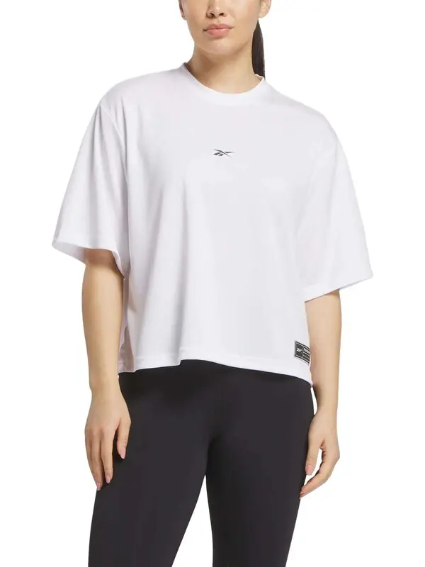 REEBOK Basketball Mesh T-shirt - White