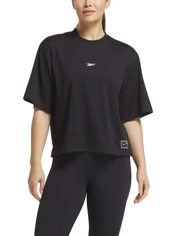 REEBOK Basketball Mesh T-shirt - Black