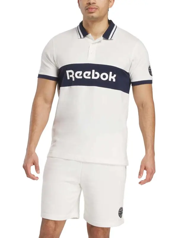 REEBOK Lawn Club Polo Shirt - Chalk