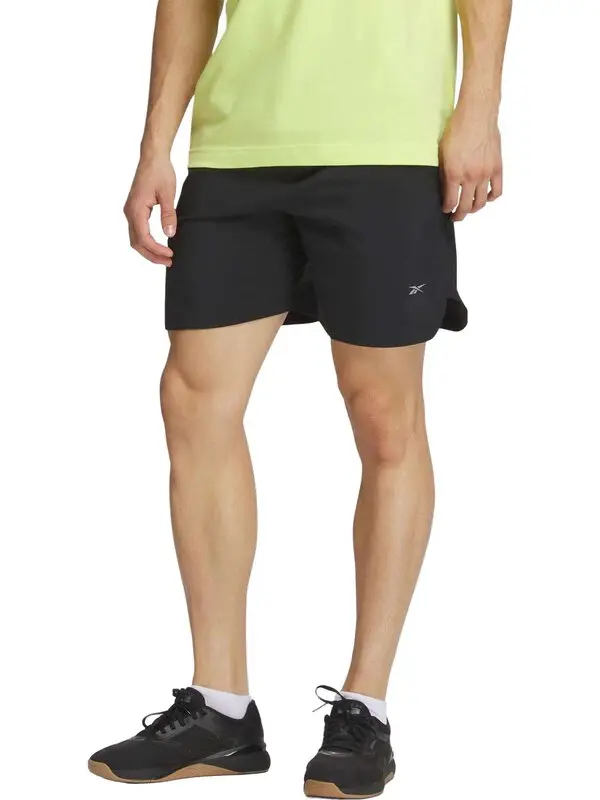 REEBOK Running Shorts With Reflective Details - Black