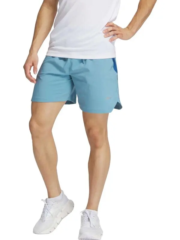 REEBOK Run Shorts - Warped Blue/athletic Blue
