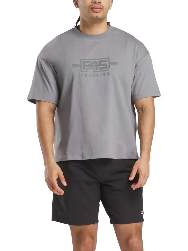 REEBOK X F45 Training Tonal Graphic T-shirt - Grey 3