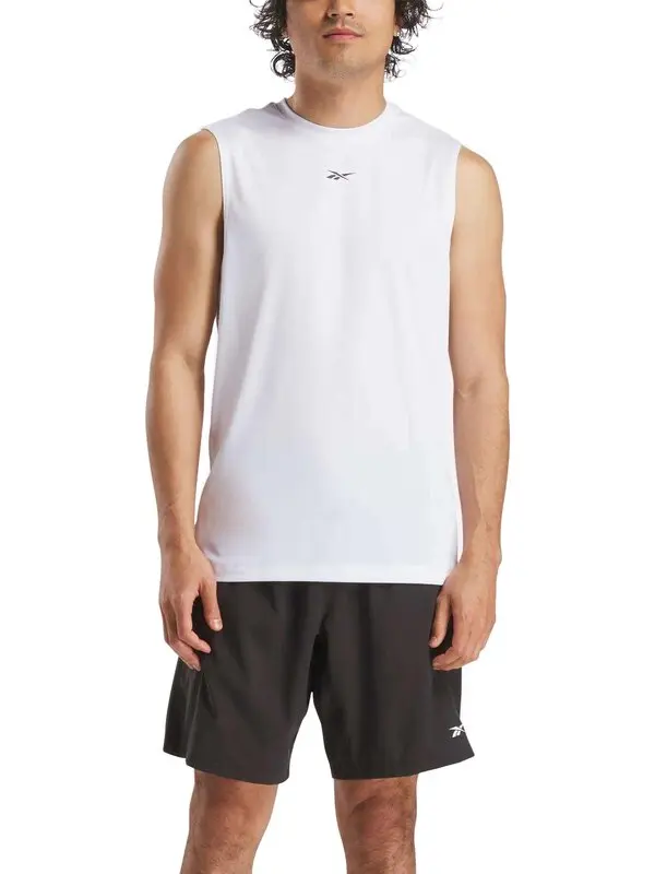 REEBOK Sleeveless Tech Training T-shirt - White