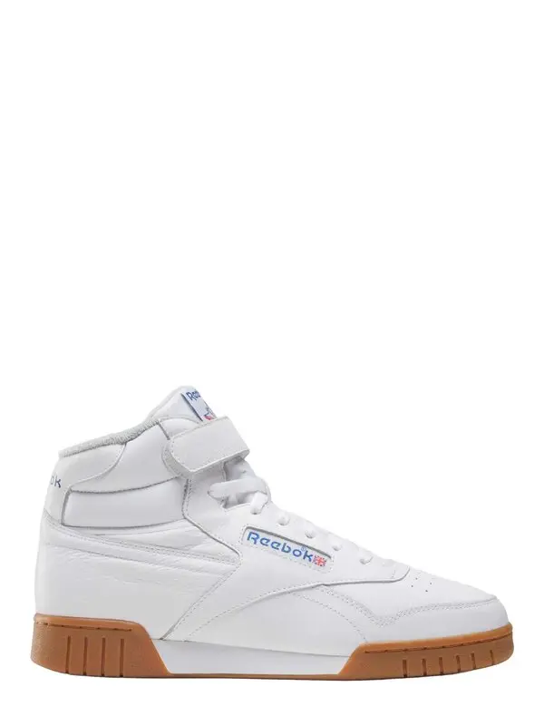 REEBOK Ex-o-fit Hi Leather Sneakers - Ftwr White/blue/gum
