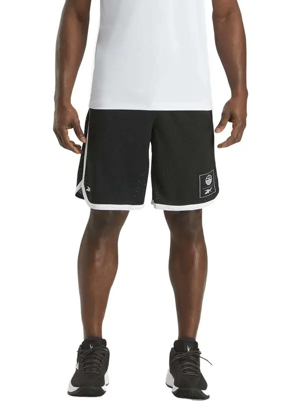 REEBOK Basketball Mesh Shorts - Black