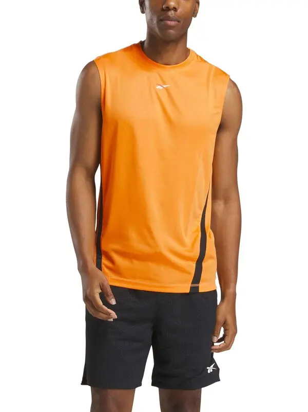 REEBOK Training Sleeveless Tech T-shirt - Electric Amber