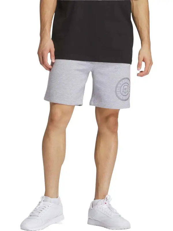 REEBOK Crest Cotton Fleece Shorts - Athletic Grey Marl