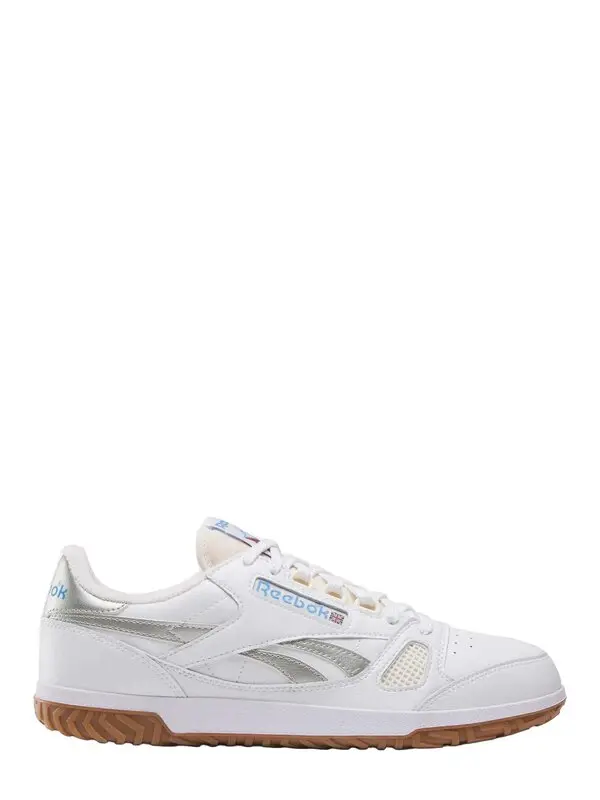 REEBOK Defiance 88 Leather Sneakers - Ftwr White/light Grey Metallic/virtual Blue