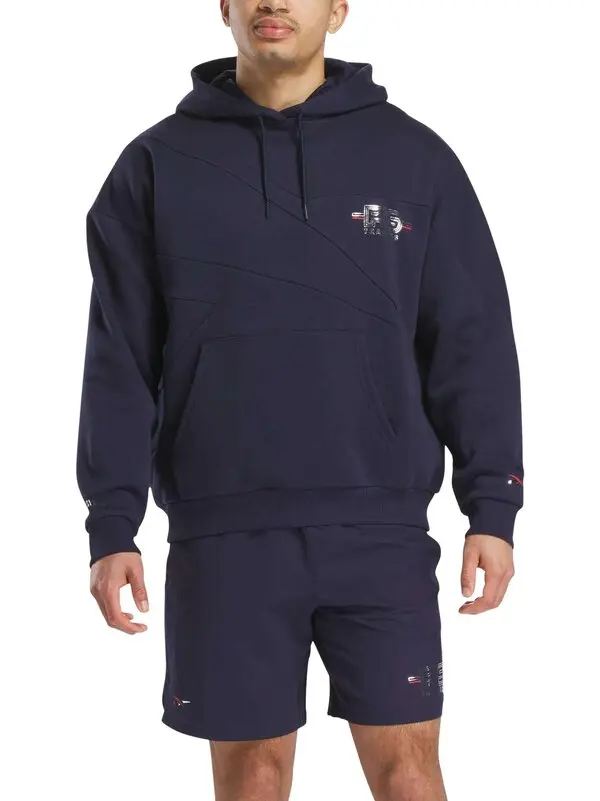 REEBOK F45 Training Coach Fleece Hoodie - Vector Navy