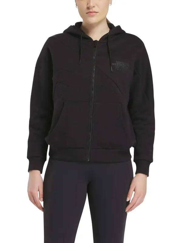 REEBOK X F45 Training Relaxed Zip Hoodie - Black