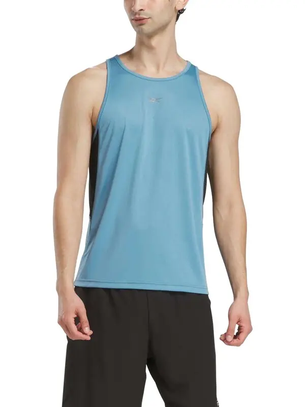 REEBOK Run Speedwick Singlet - Warped Blue