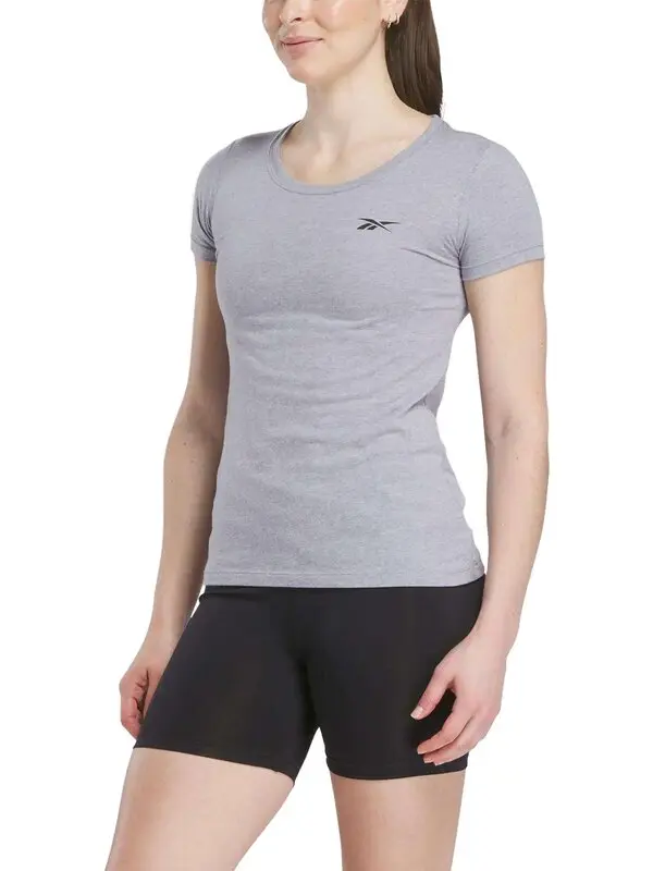 REEBOK Cotton T-shirt - Salt & Pepper