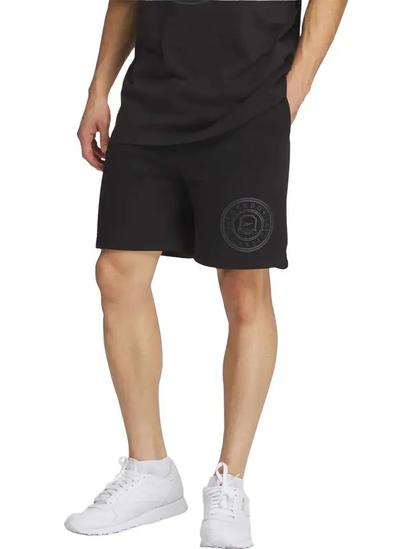 REEBOK Crest Relaxed Fit Shorts - Black