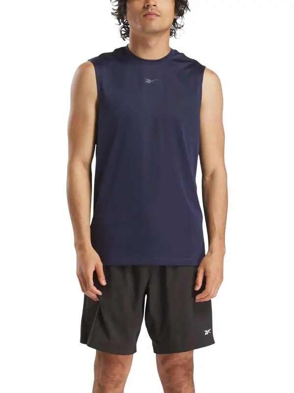 REEBOK Sleeveless Tech Training T-shirt - Vector Navy