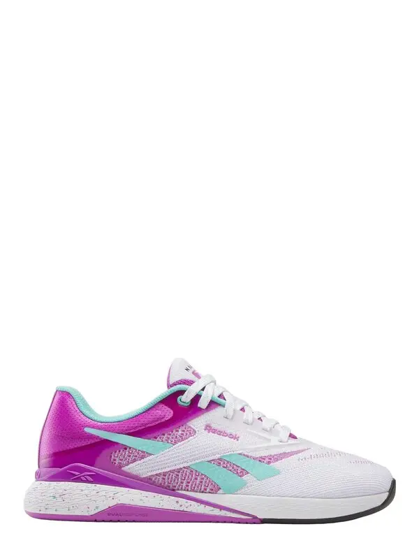 REEBOK Nano X5 Training Shoes - Ftwr White/purple Rave/ai Aqua