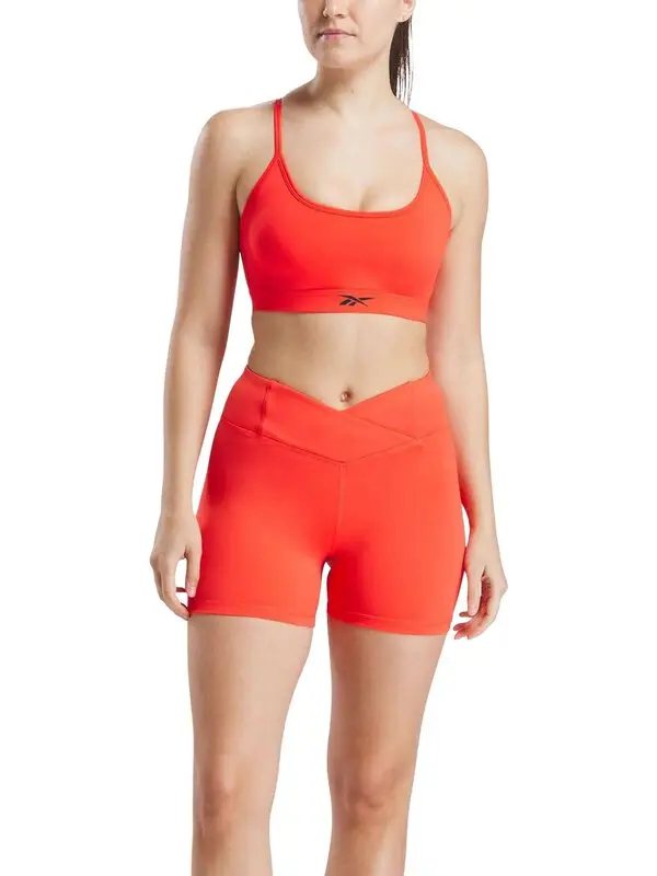 REEBOK Strappy Sports Bra - Energy Red