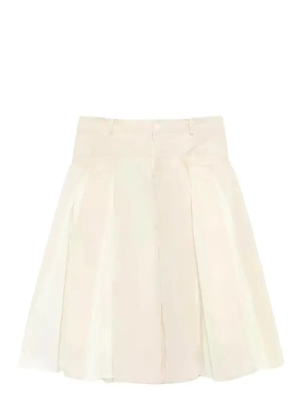 COTEMP Pleated Panelled Shorts - Neutrals