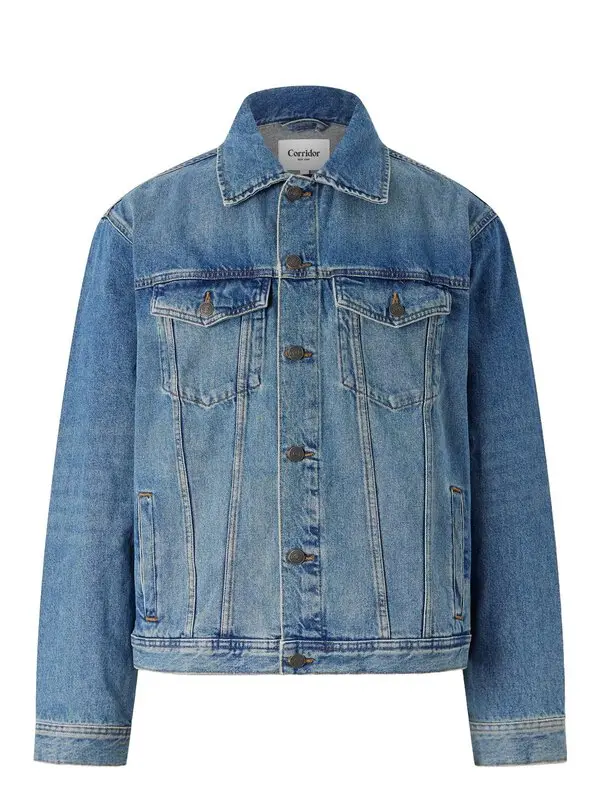 CORRIDOR Denim Trucker Jacket - Blue