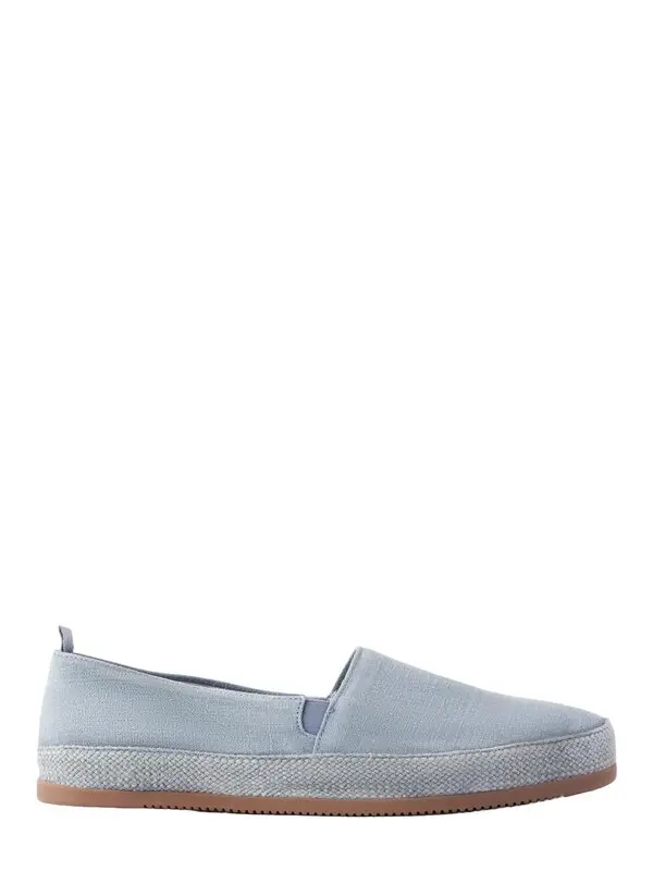 Mulo Canvas Espadrilles - Blue