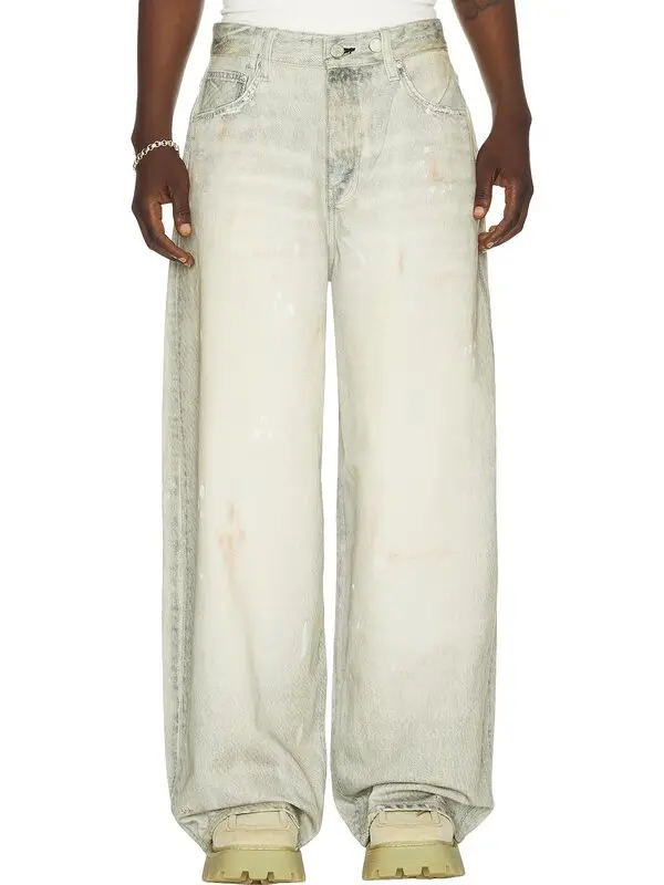 WON HUNDRED Lyon Printed Denim Jeans - Digital Painted