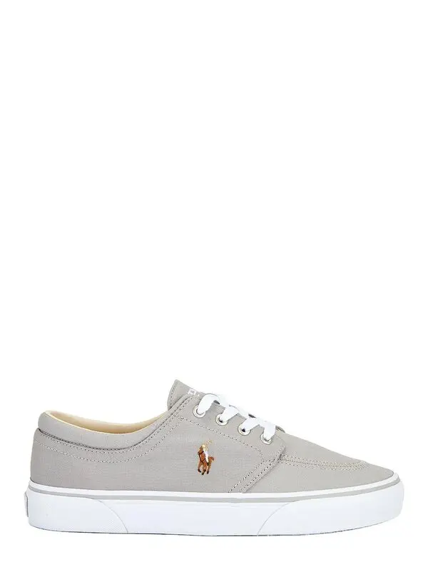 Polo Ralph Lauren Canvas Faxon Low Top Sneaker - Soft Grey