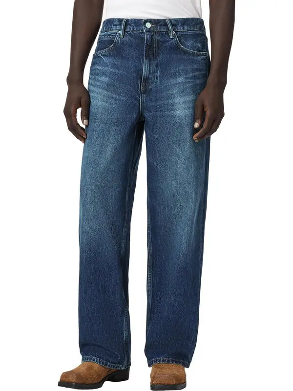 ALLSAINTS Lenny Loose Fit Wide Leg Jeans - Blue