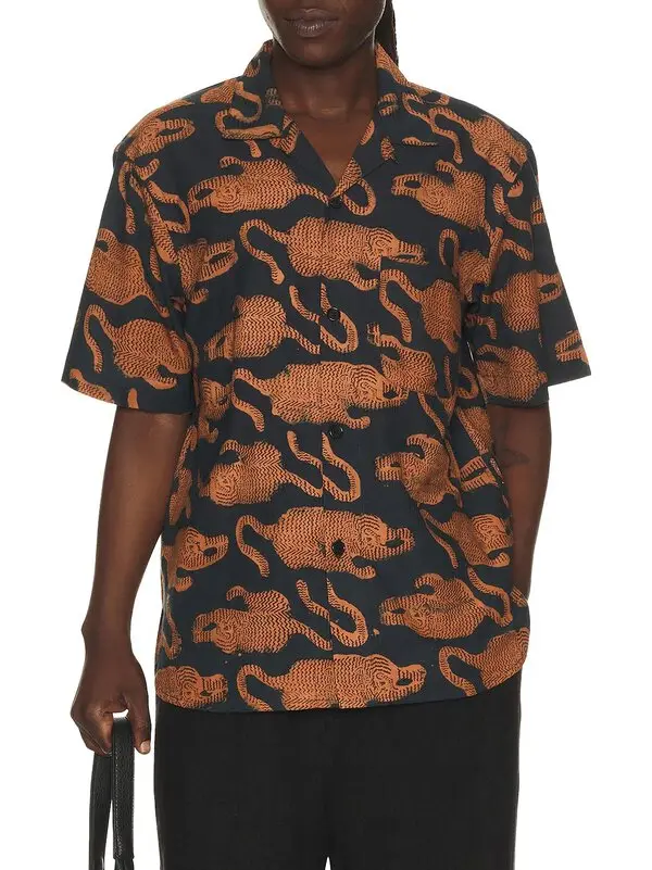KARDO Ronen Shirt In Black - Multi