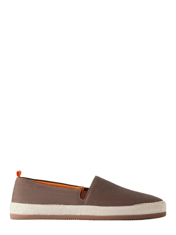 Mulo Canvas Espadrilles - Brown