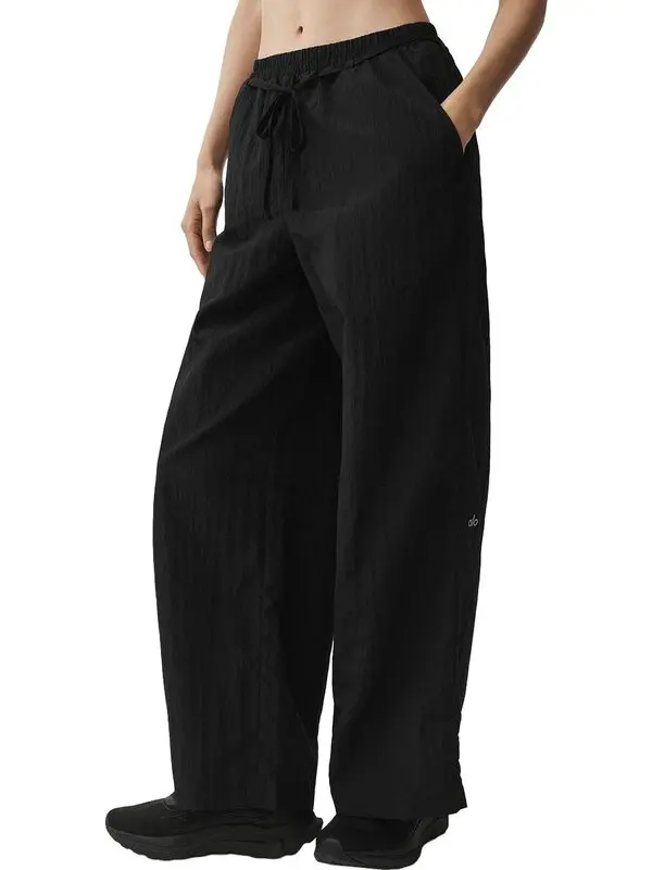 Alo Yoga Ripstop Electric Straight Leg Pants - Black