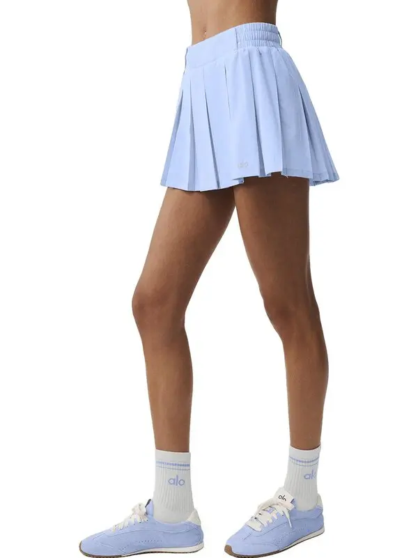 Alo Yoga Rally Tennis Skirt - Light Provence Blue