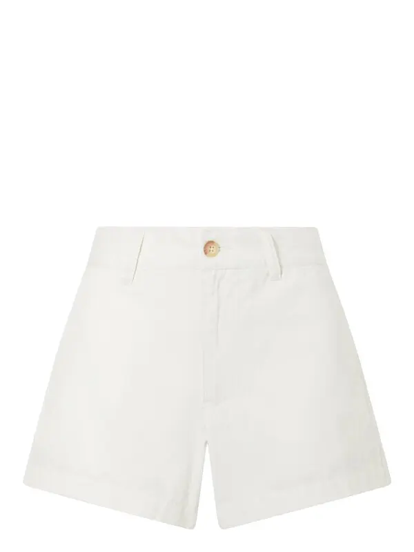 Polo Ralph Lauren Cotton Twill Relaxed Fit Shorts - White