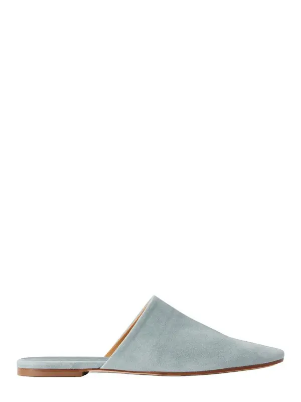 AeydĒ Rega Suede Slides - Blue