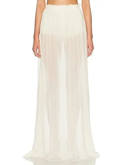 AYA MUSE Maxi Skirt - Ivory
