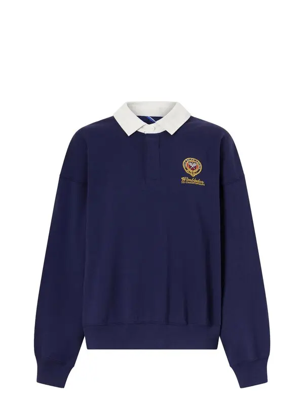 Polo Ralph Lauren Logo-appliqué Cotton Sweatshirt - Blue