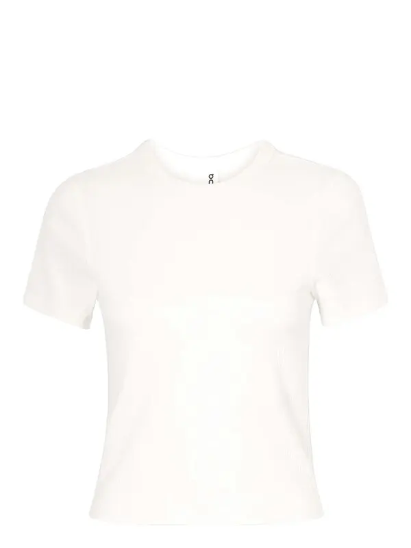 On All-day Rib Lyocell And Cotton-blend T-shirt - Ivory