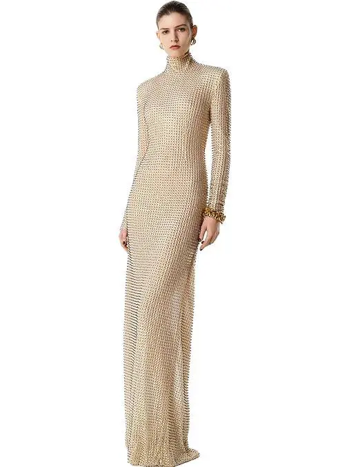 REVOLVE LOS ANGELES Polina Gown - Light Gold