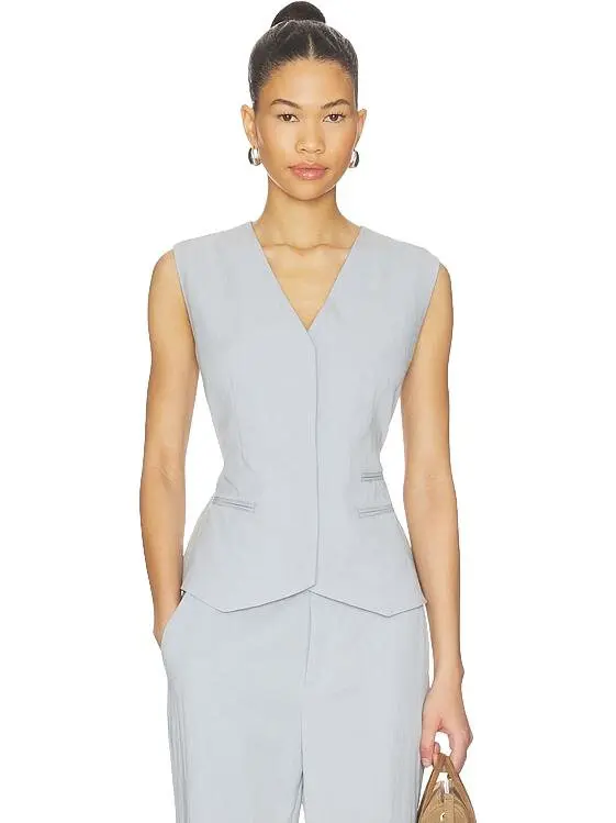 Rue Sophie Ian Vest - Ash Blue