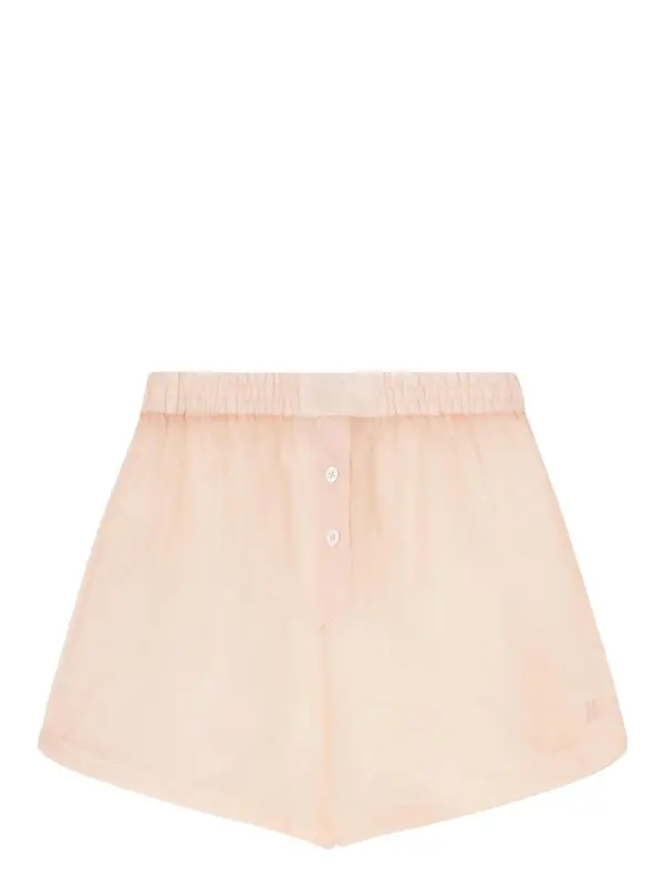 Kiki De Montparnasse Silk-organza Shorts - Pink