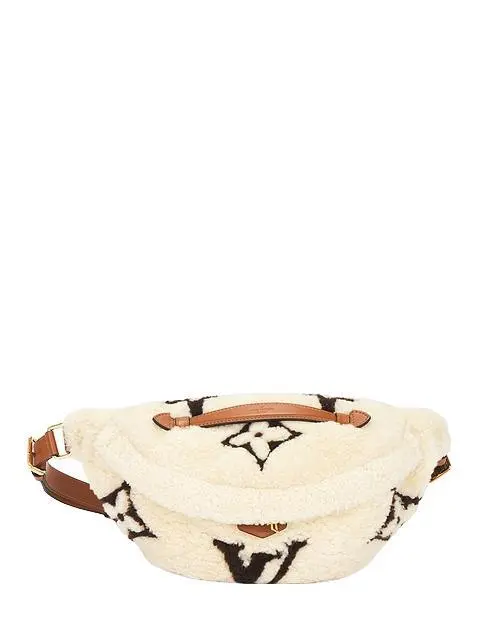 FWRD RENEW Louis Vuitton Monogram Teddy Bum Bag - Ivory