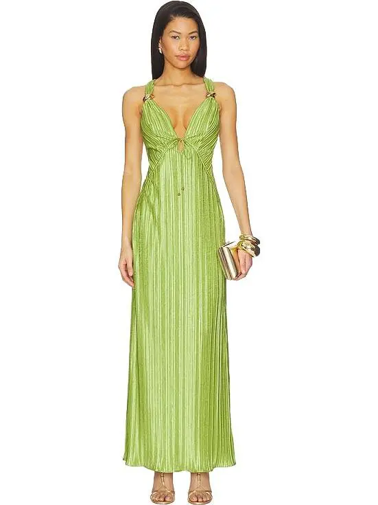 SABINA MUSAYEV Kerra Dress - Tropical Green